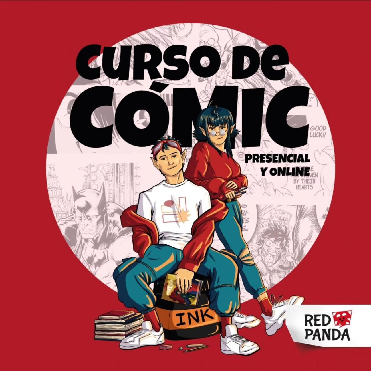Curso de cómic y manga para niños en Academia Red Panda