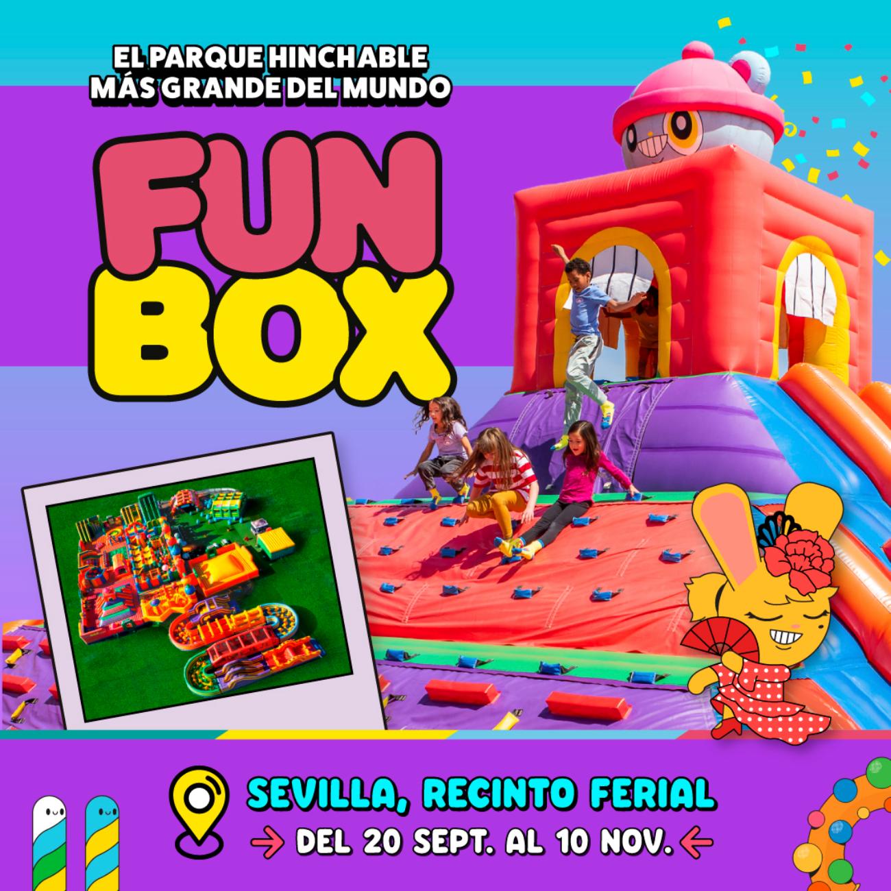 FUNBOX, un parque de hinchables en Sevilla
